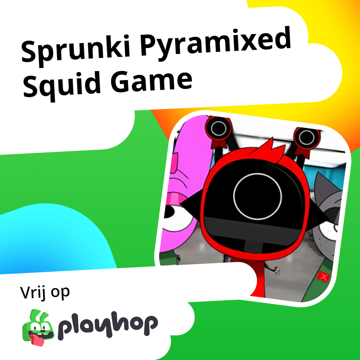 Sprunki Pyramixed Squid Game (van APBorK): speel gratis online op Playhop