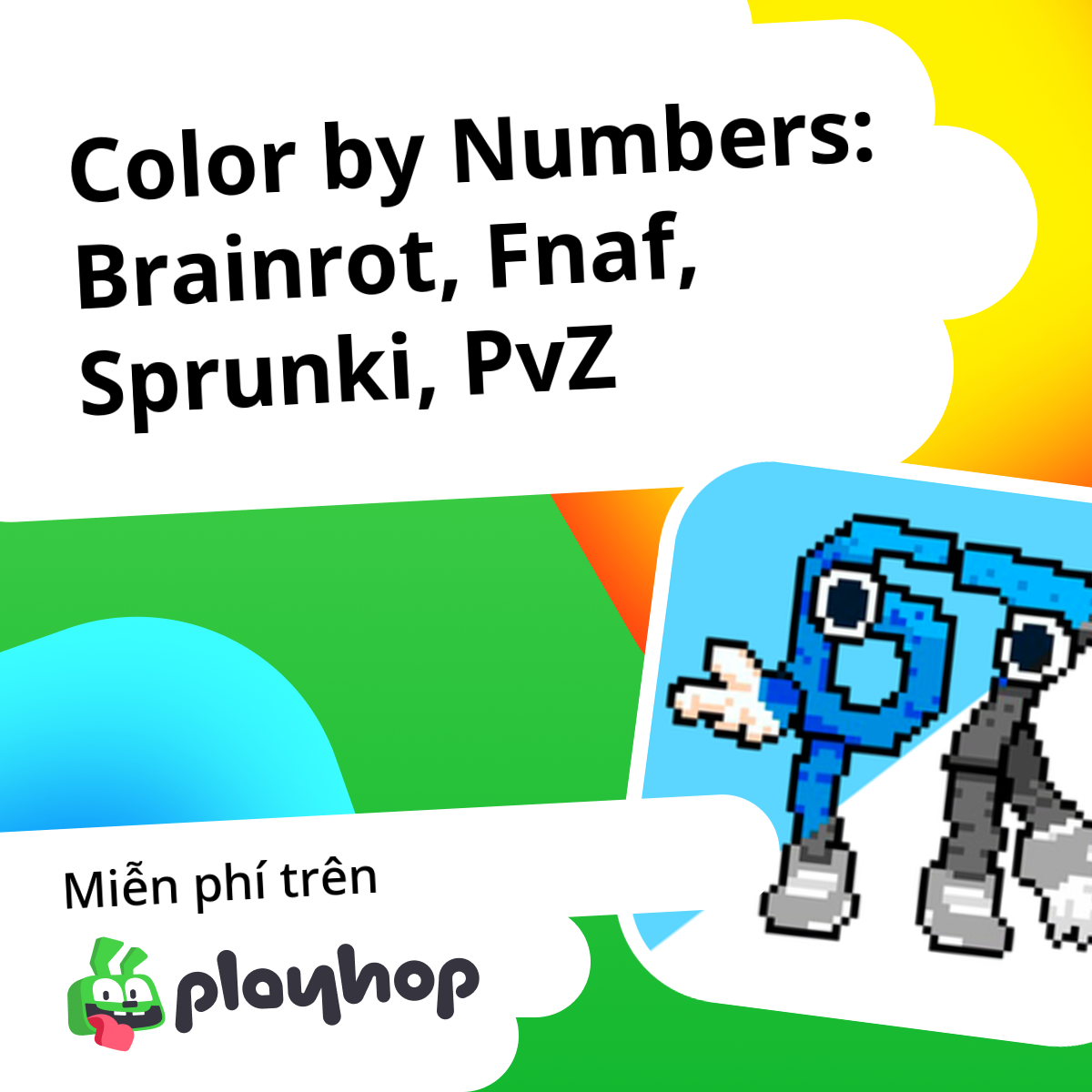 Color by Numbers: Brainrot, Fnaf, Sprunki, PvZ: Chơi trực tuyến miễn ...