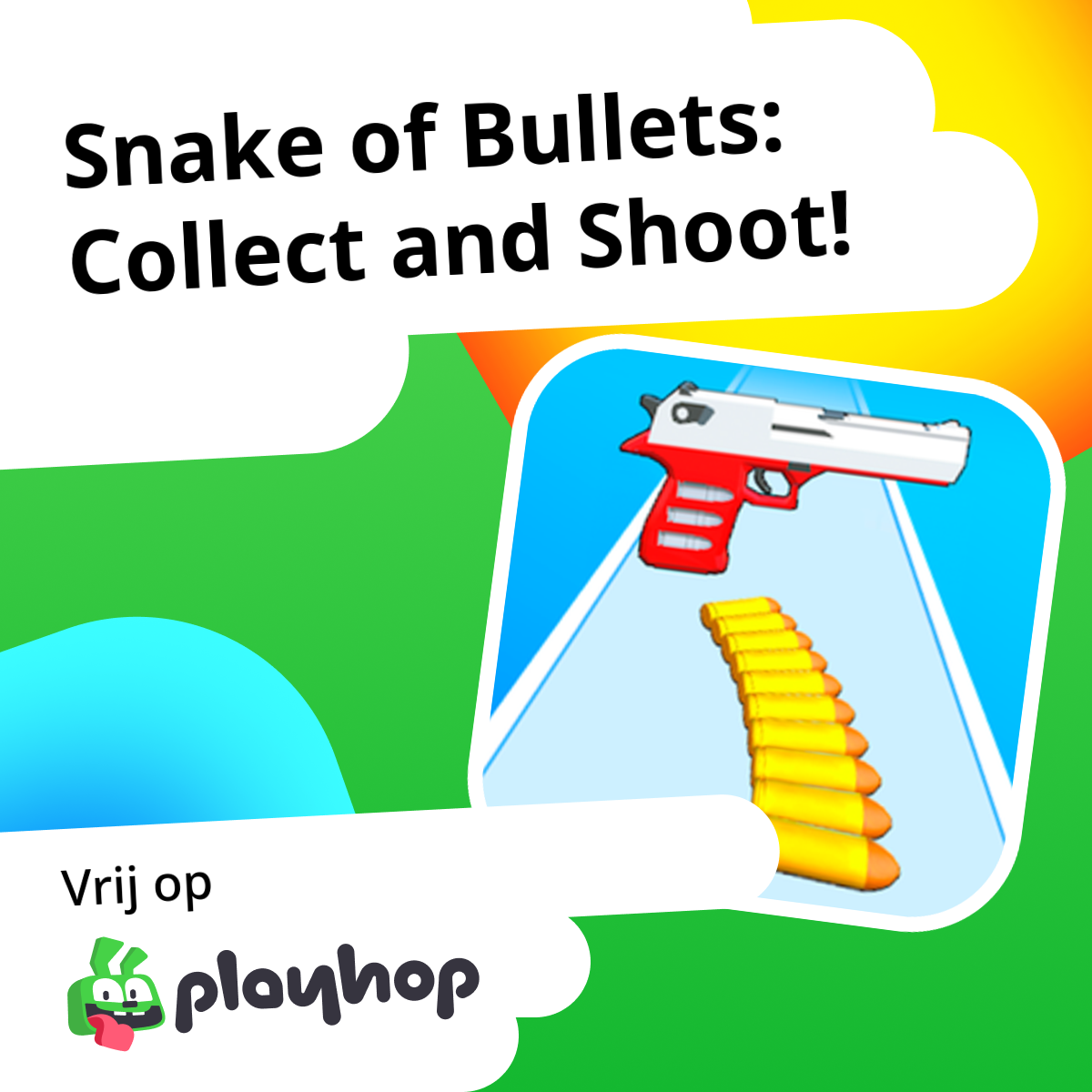 Snake of Bullets: Collect and Shoot!: Speel Gratis Online op Playhop