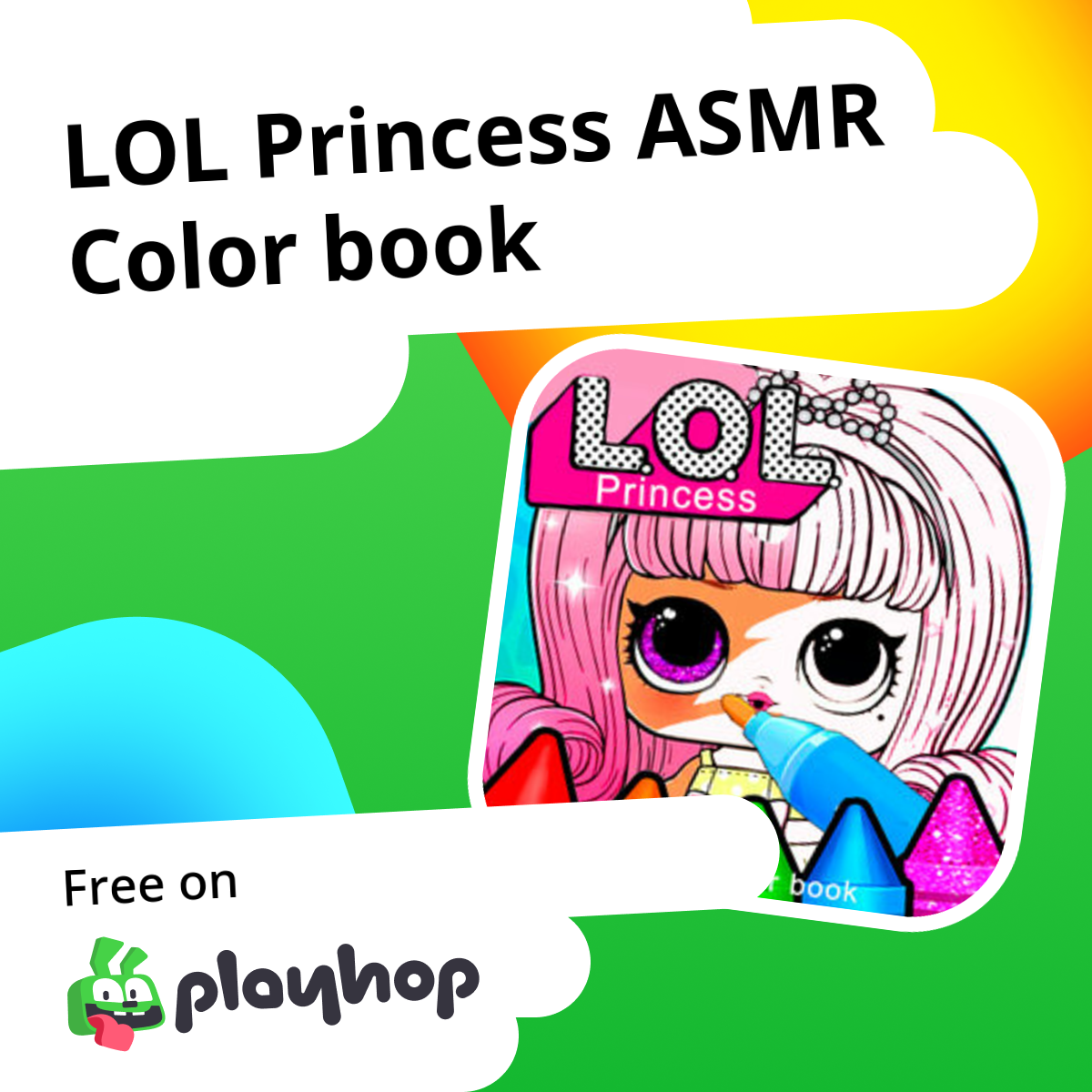 LOL Princess ASMR Color book (by skibidibidi): Play Online For Free On ...
