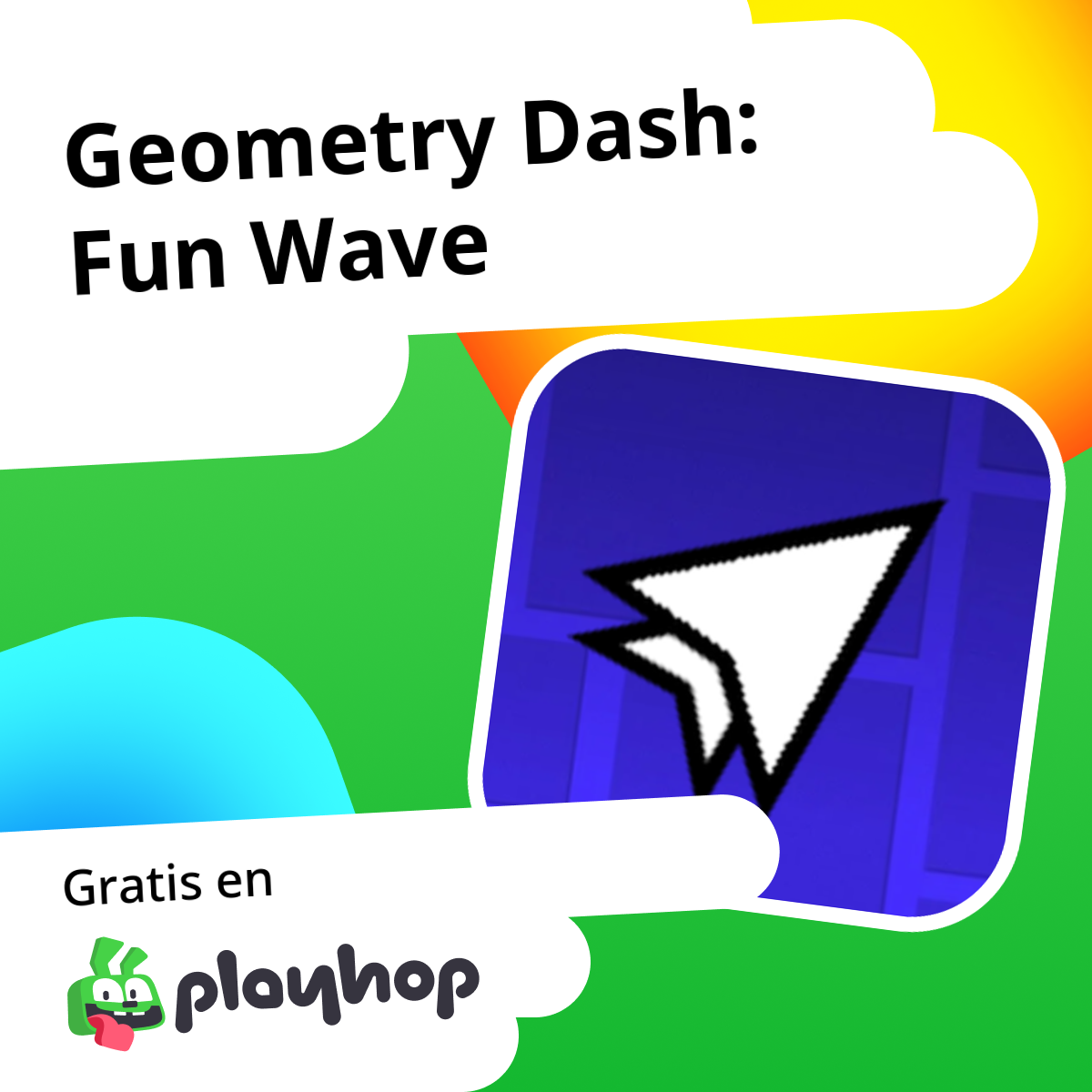 Geometry Dash: Fun Wave (por MIG): Juega Gratis Online en Playhop