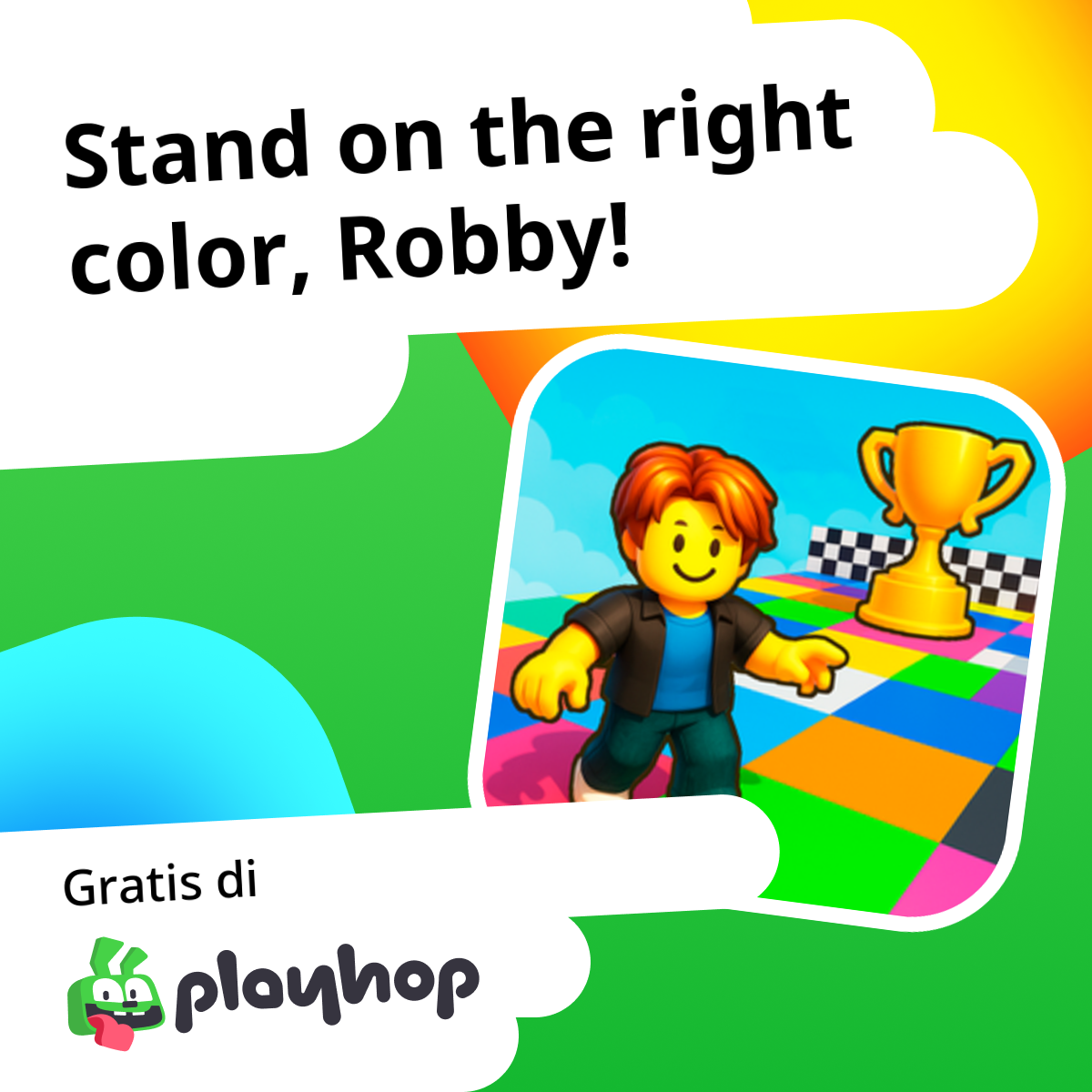 Stand on the right color, Robby! (oleh oriken studio): Mainkan Online ...