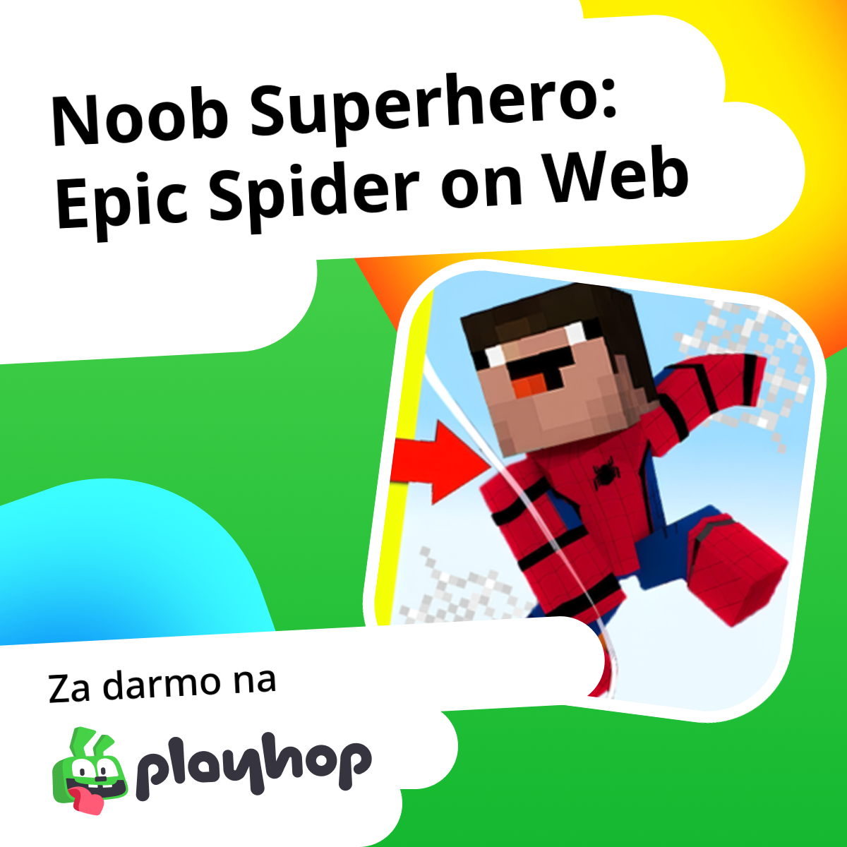 Noob Superhero: Epic Spider on Web (przez New Generation Games): Graj ...