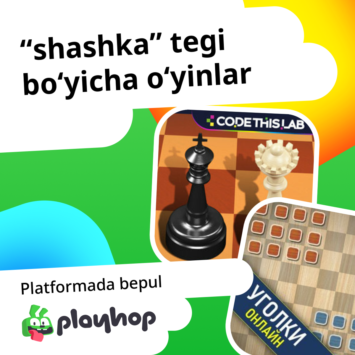Shashka o‘yinlar Onlayn: Bepul oʻynang: Playhop