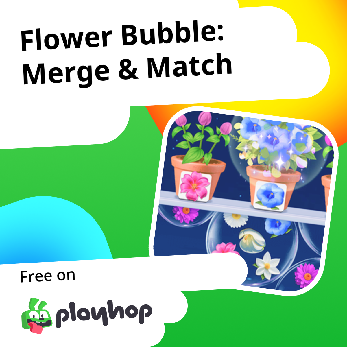 Flower Bubble: Merge & Match: Play Online For Free On Playhop