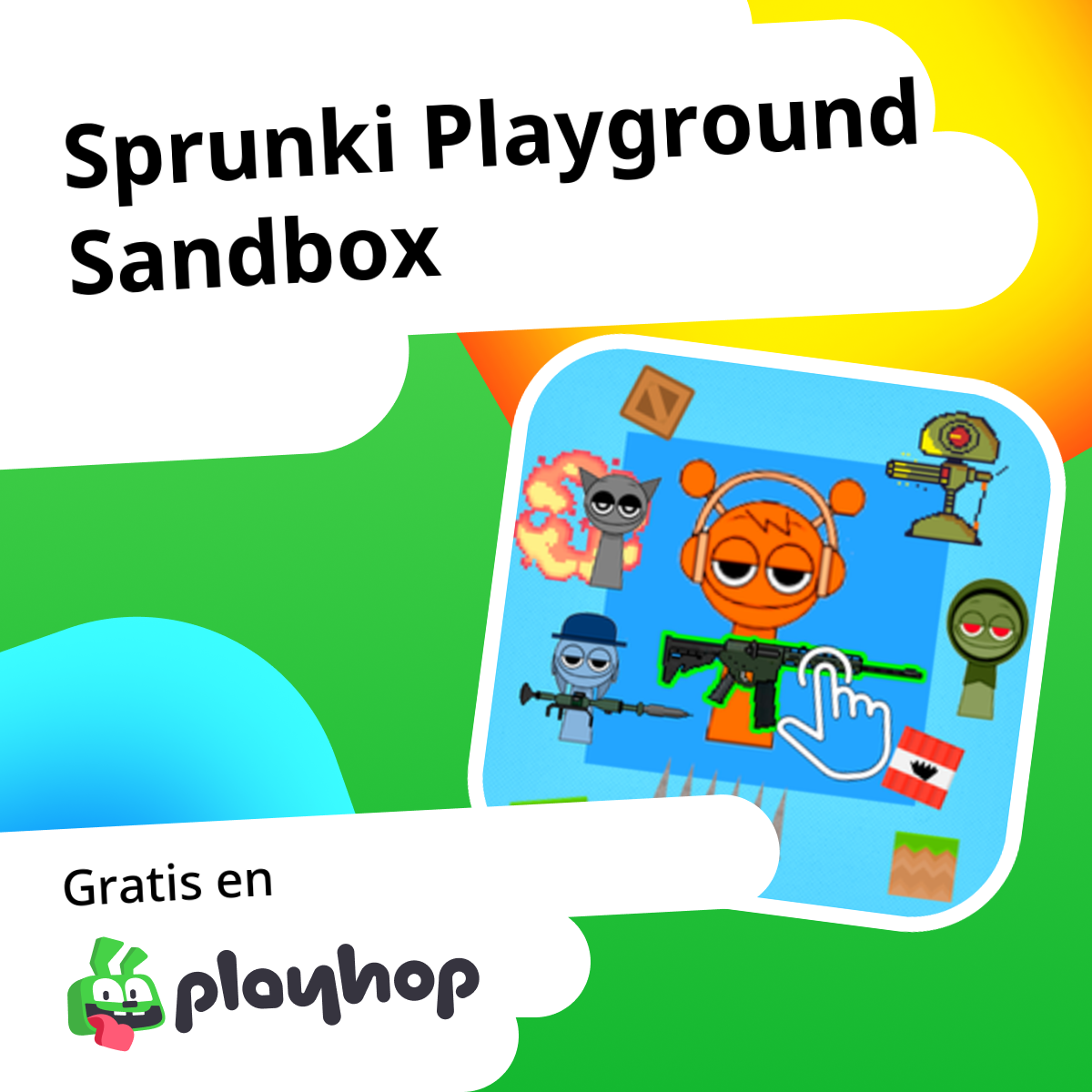 Sprunki Playground Sandbox: Juega en línea gratis en Playhop