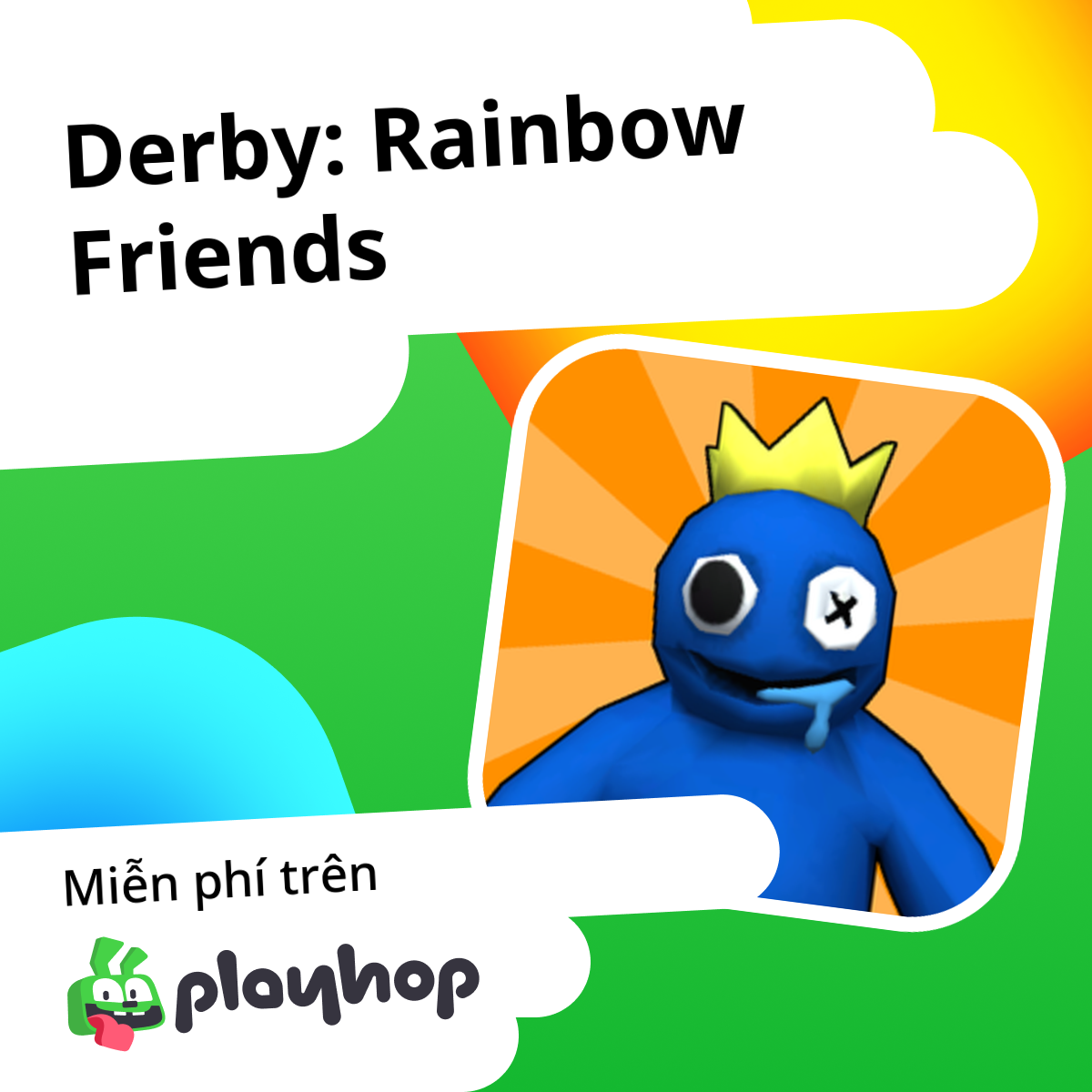 Derby: Rainbow Friends: Chơi trực tuyến miễn phí trên Playhop