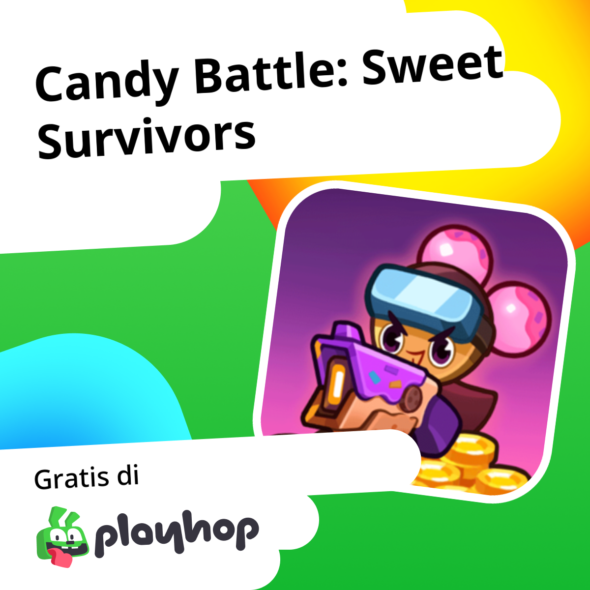 Candy Battle: Sweet Survivors (oleh CyberNex Studios): Mainkan Online ...