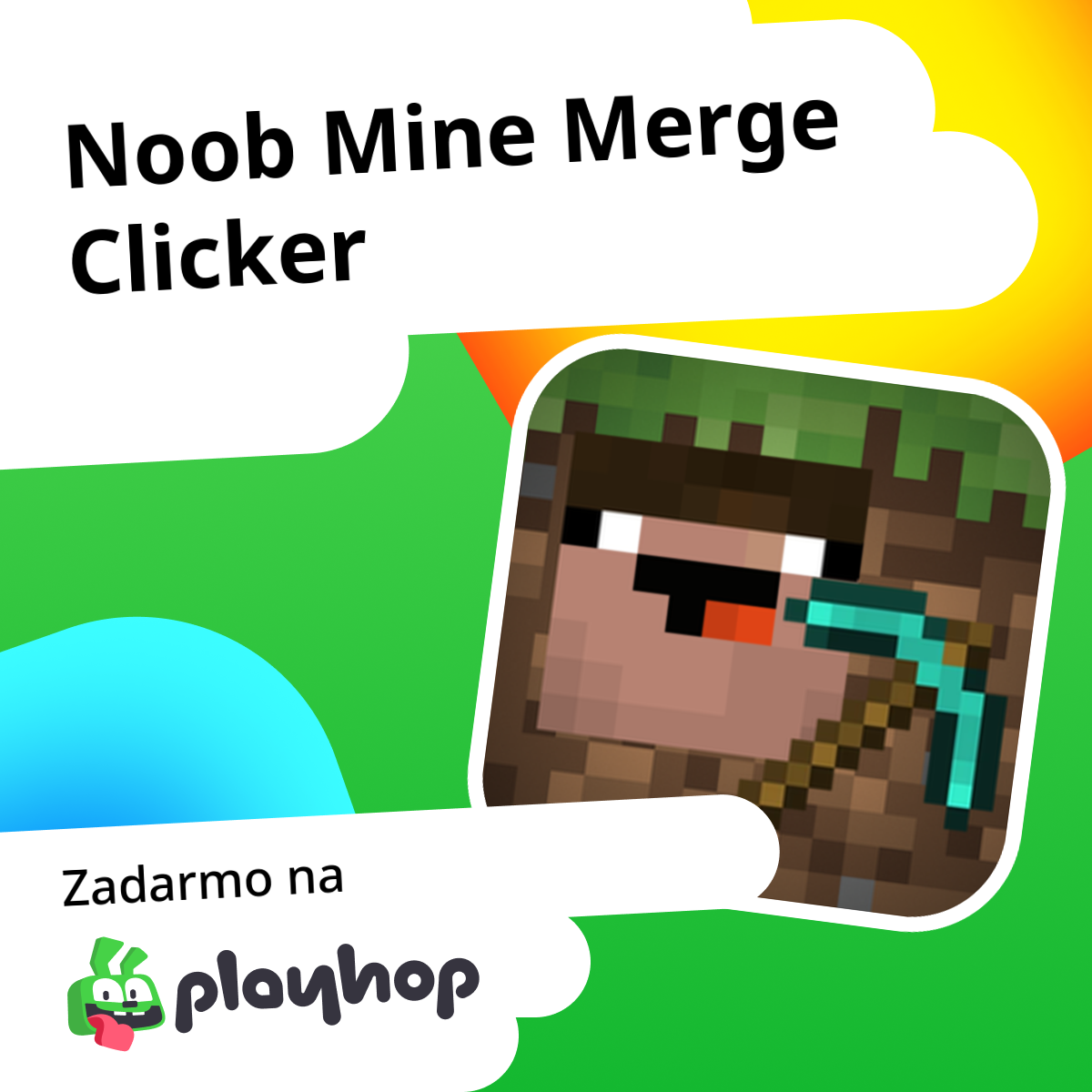 Noob Mine Merge Clicker (od after school): Hrajte Online Zadarmo Na Playhop