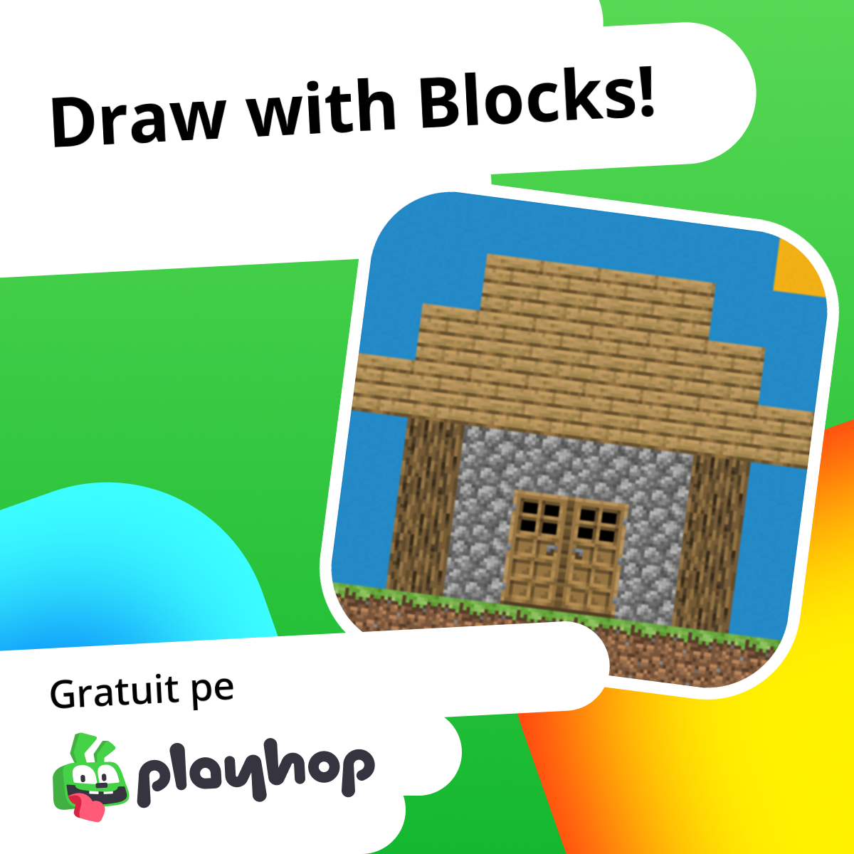 Draw with Blocks!: Joacă Online Gratuit pe Playhop