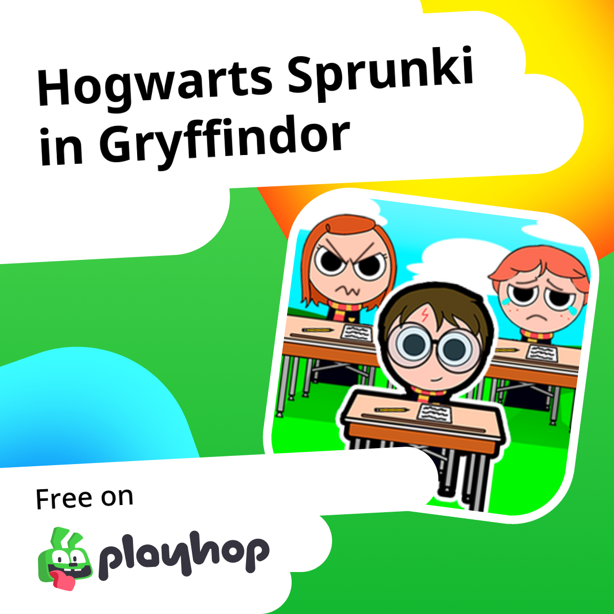Hogwarts Sprunki in Gryffindor (by Roblo X Game): Play Online For Free On Playhop