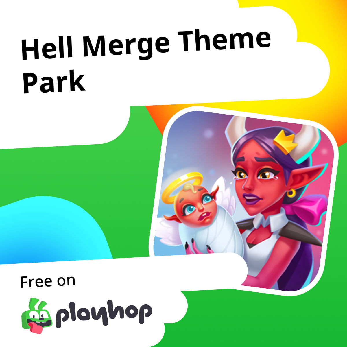 Hell Merge Theme Park (by KM.Games): Play Online For Free On Playhop