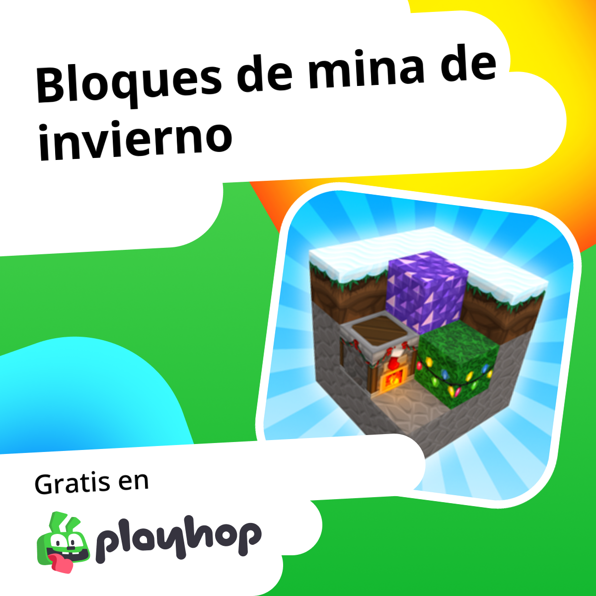 Bloques de mina de invierno (por GlitchGum): Juega Gratis Online en Playhop