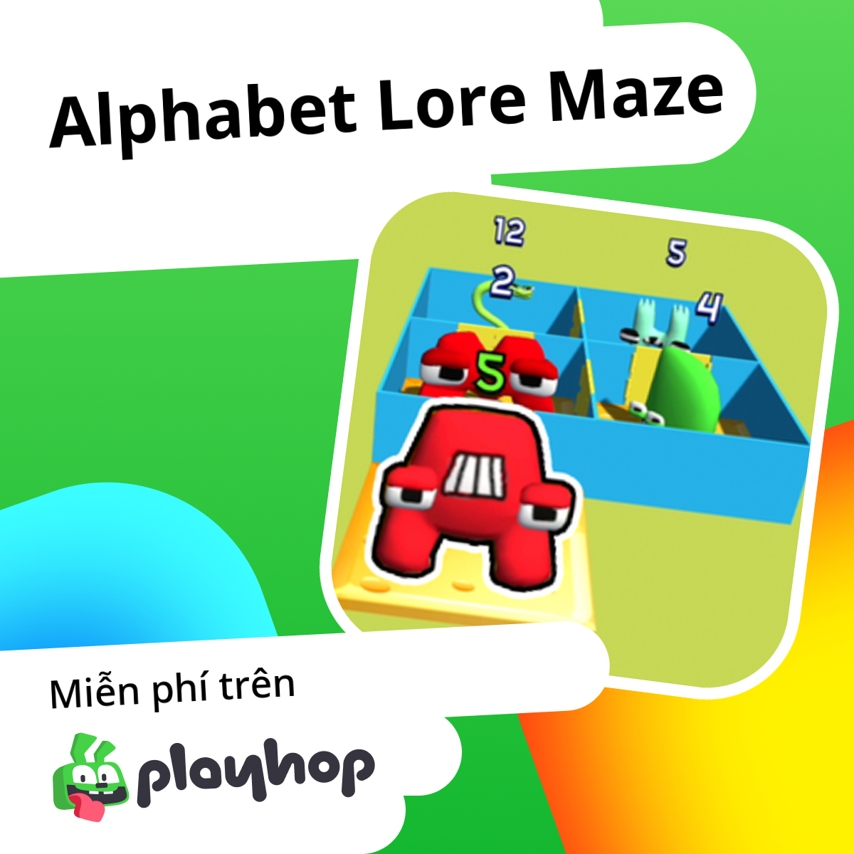 Alphabet Lore Maze: Chơi trực tuyến miễn phí trên Playhop