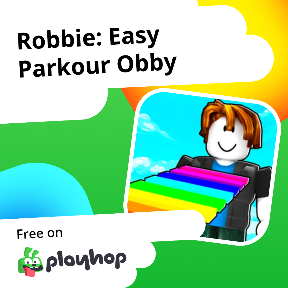 Robbie: Easy Parkour Obby (by Davilkus Games): Play Online For Free On ...