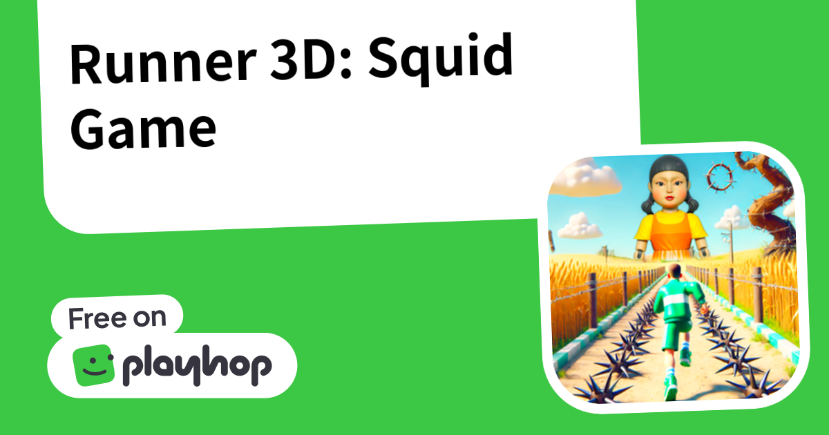 Runner 3D: Squid Game (由 SimbaGames): 在 Playhop 上免费在线玩