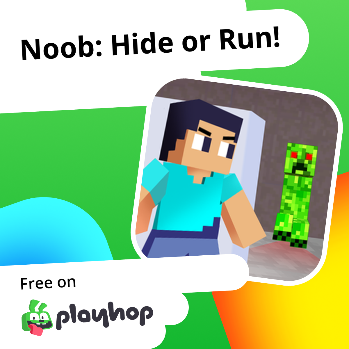 Noob: Hide or Run! (بواسطة Eccentric): العب على الإنترنت مجانًا على Playhop