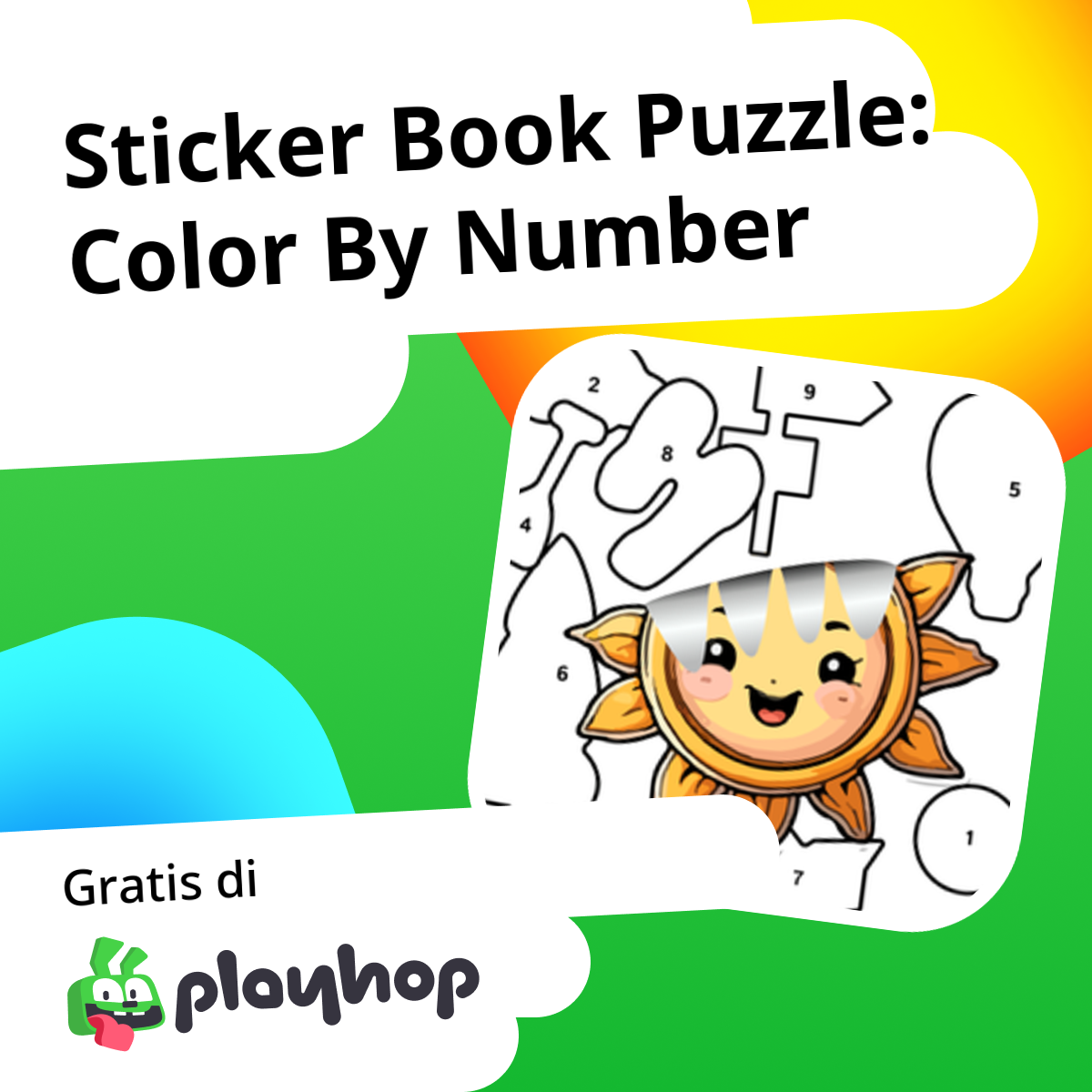 Sticker Book Puzzle: Color By Number (oleh Bulat Gaineev): Mainkan ...