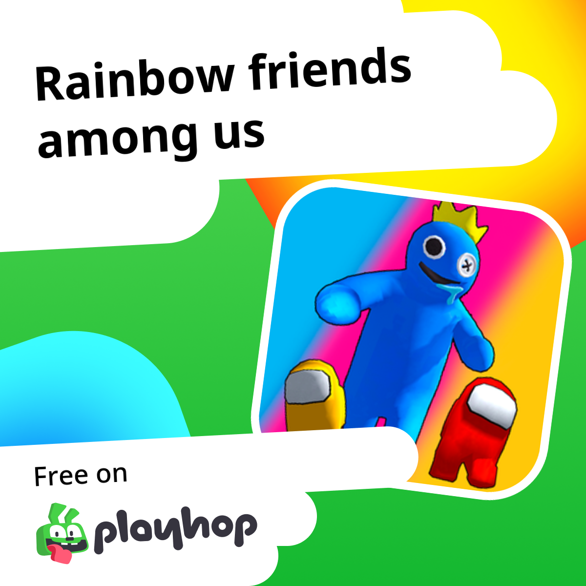 Rainbow friends among us: Play Online For Free On Playhop