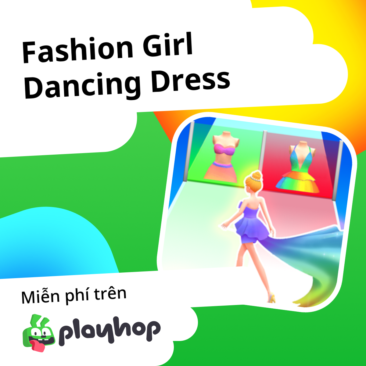 Fashion Girl Dancing Dress: Chơi trực tuyến miễn phí trên Playhop