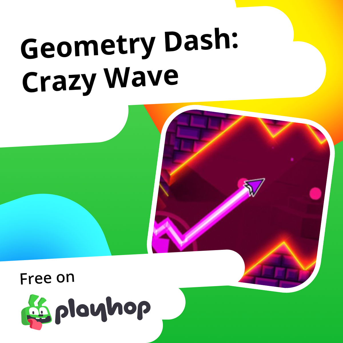 Geometry Dash: Crazy Wave (by Devord studio): Play Online For Free On ...