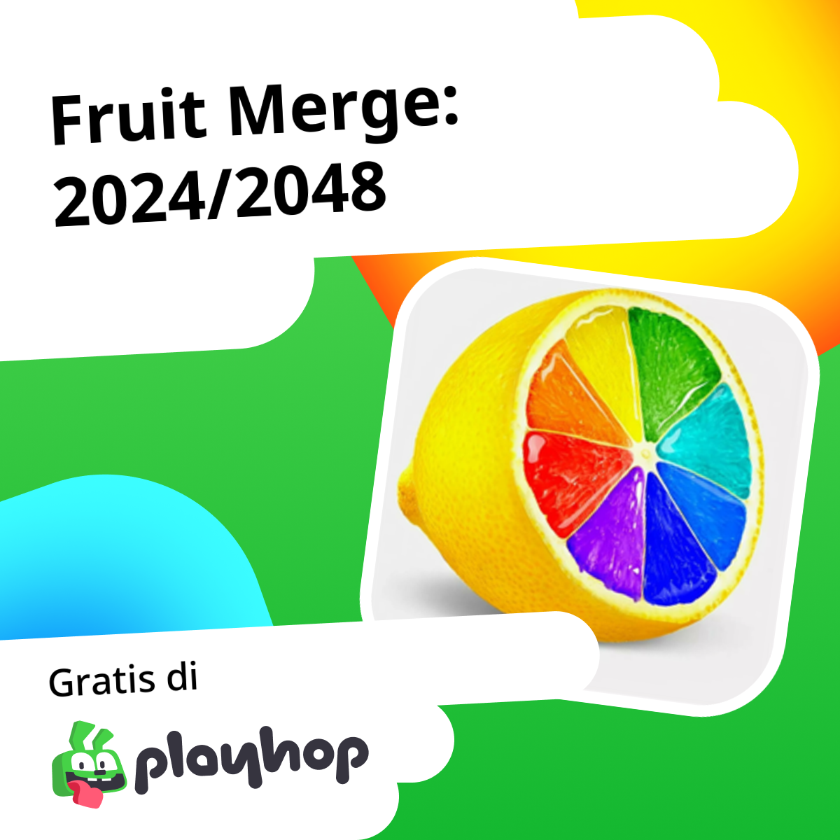 Fruit Merge: 2024/2048 (oleh Clover Game): Mainkan Online Secara Gratis Di Playhop