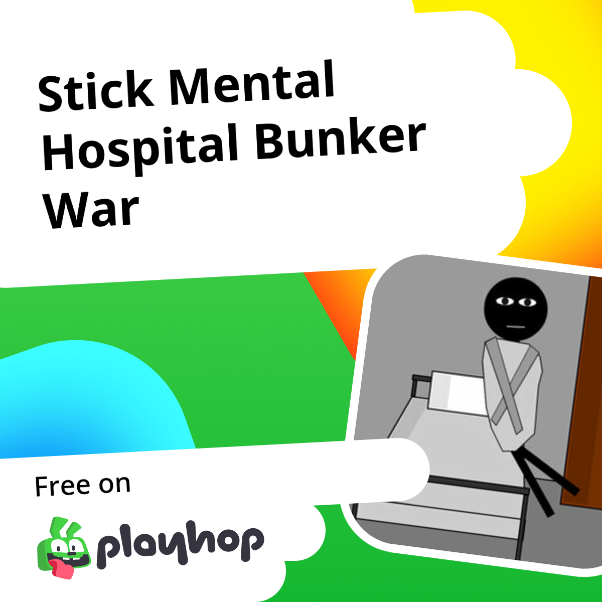 Stick Mental Hospital Bunker War: Play Online For Free On Playhop